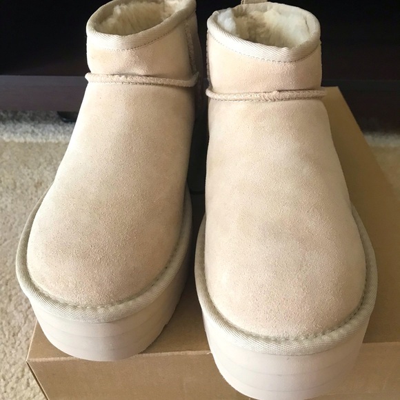 UGG | Shoes | Authentic New Ugg Ultra Mini Platform Boots Womens Size 9 ...